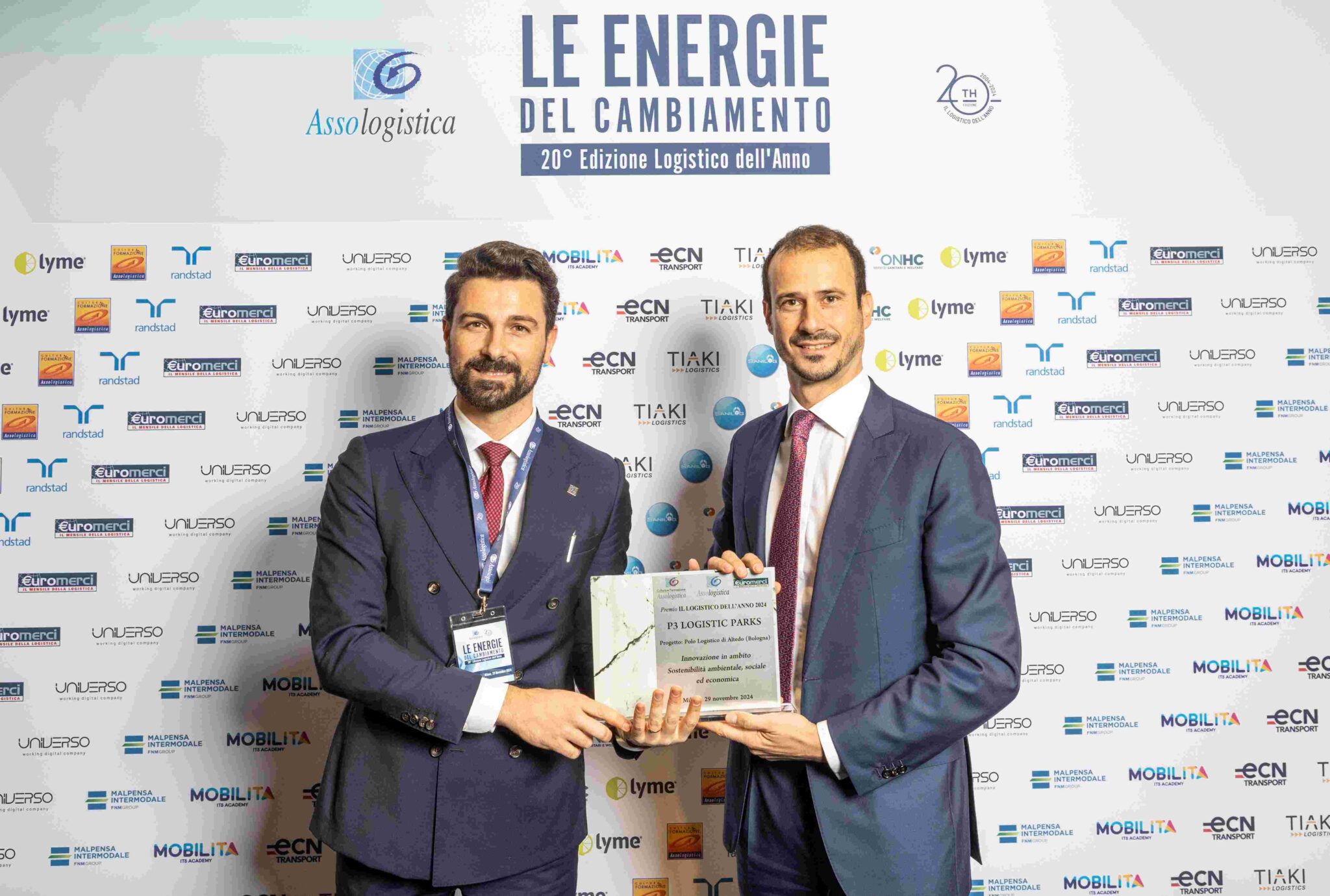 P3 premiata al Logistico dell'anno 2024 per lo sviluppo di Altedo ...